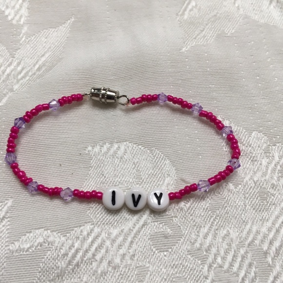 Handmade | Accessories | Ivy 6 Personalized Name Braceletnew | Poshmark